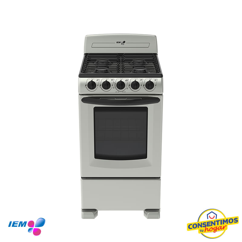 Estufa IEM 20 pulgadas EI5020BAPS0 - Metálico - Villarreal Muebles