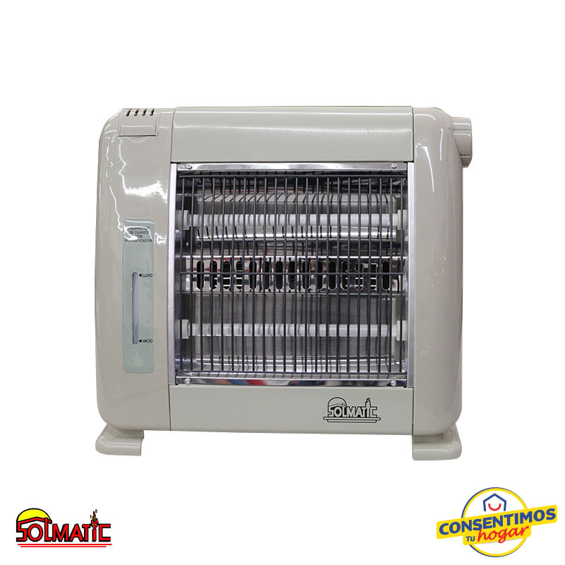Calefactor Solmatic Eléctrico PS-8616 2 Halógenos - Villarreal Muebles