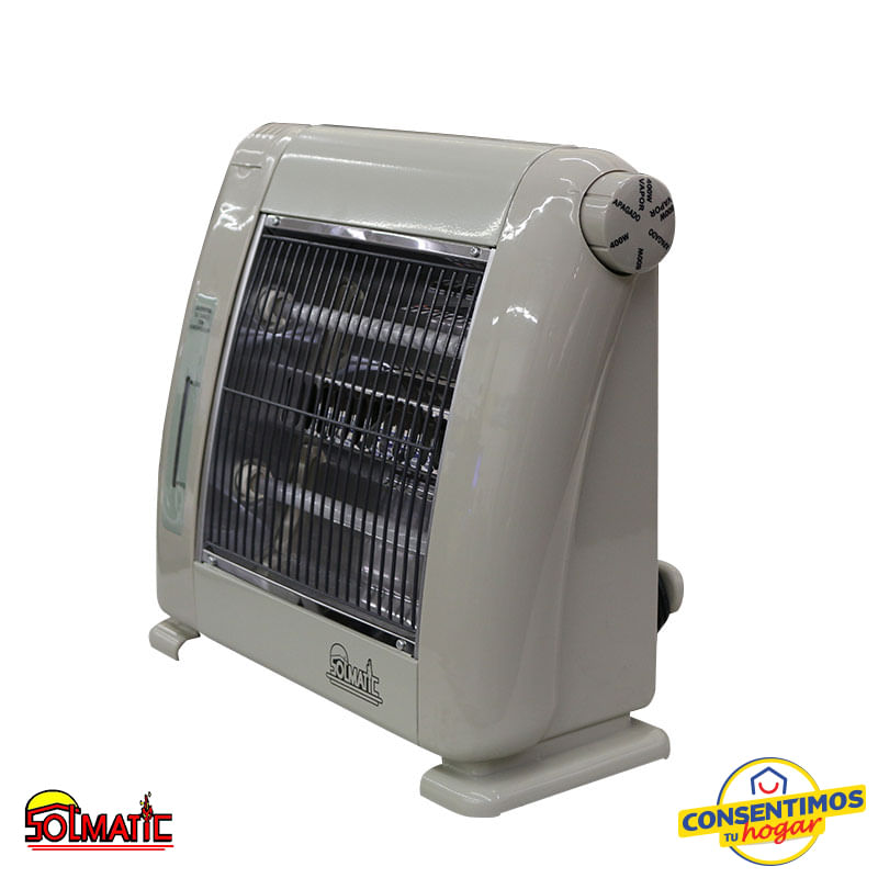 Calefactor Solmatic Eléctrico PS-8616 2 Halógenos - Villarreal Muebles