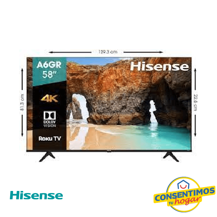 Televisor Hisense 58A6GR 58 pulgadas Smart Tv UHD 4K ROKU - Villarreal ...