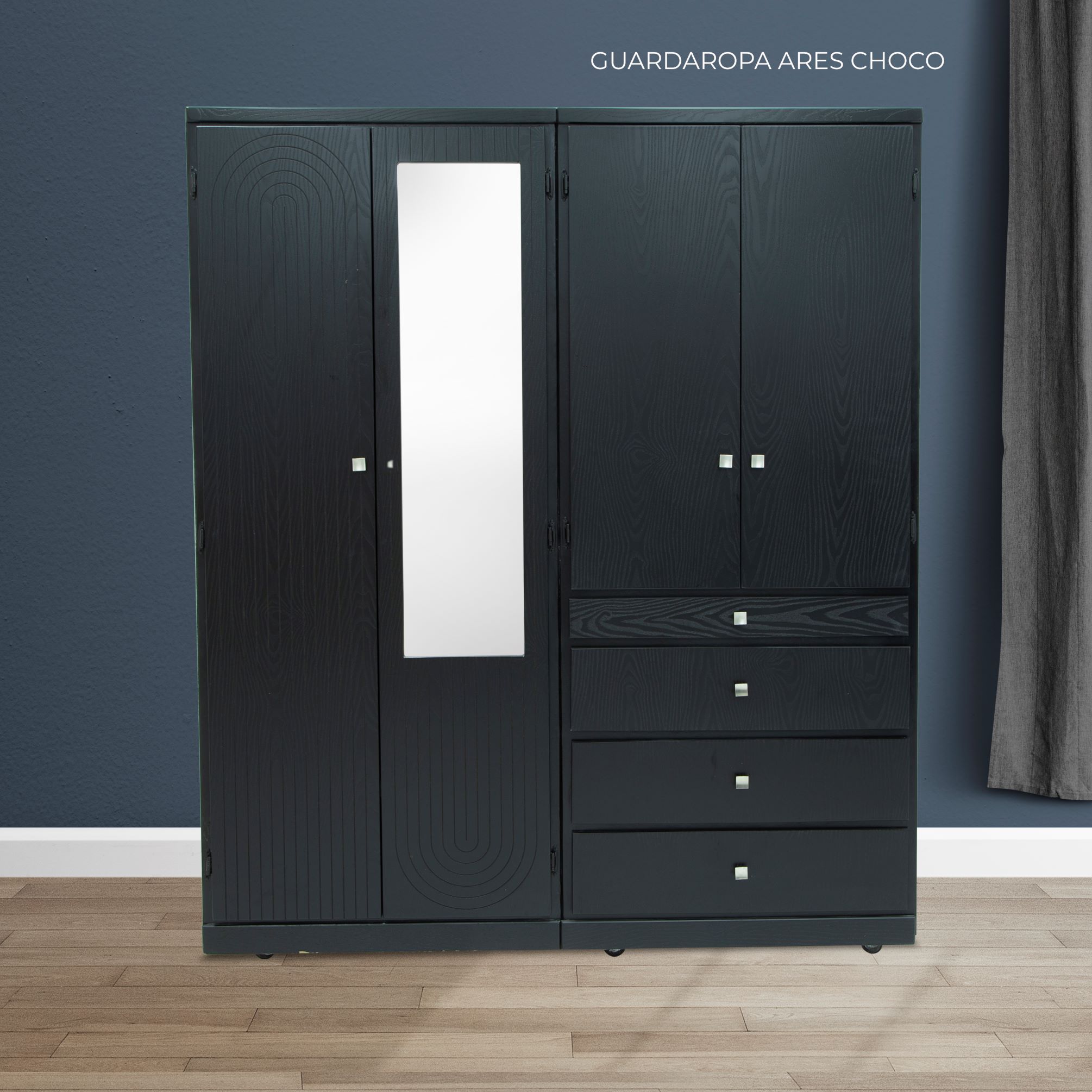 Closet Ares Chocolate - Villarreal Muebles